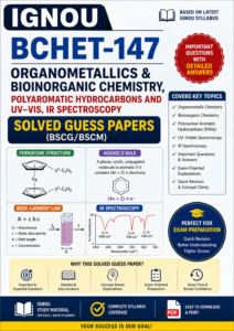 IGNOU BCHET-147 Solved Guess Papers PDF | BSCG/BSCM Organometallics ...